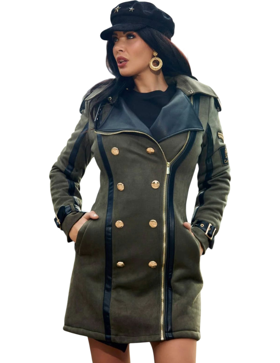 Abrigo OLIVO Verde en Camaleónica